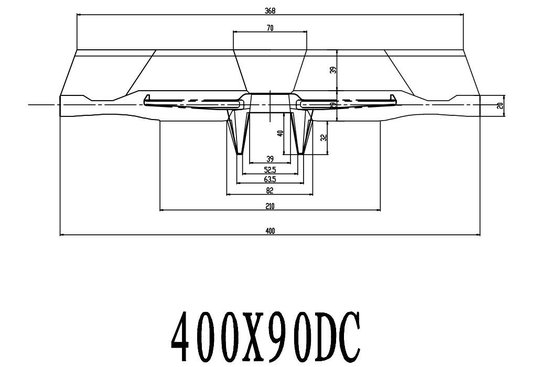 Rubber Track for Kubota DC60 (400X90X47DC),400mm width  and 47 links