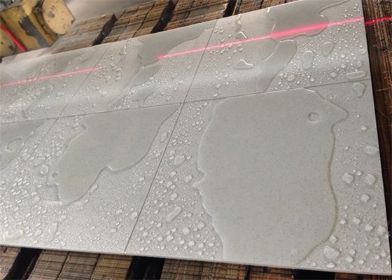 1.5cm White Kitchen Floor Tiles Thin Slabs Bathroom Floor Tiles