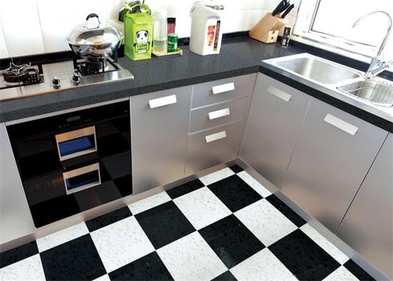 Abrasion Resistant Quartz Kitchen Countertops Mid Black Quartz Rocks