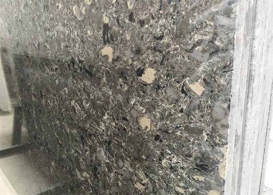 Caramel Canyon Quartz Natural Stone Laminated Edge Kitchen Countertops