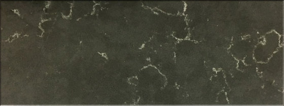 Brown Marble Natural Vein Engineered Quartz Stone ISO9001 Approved