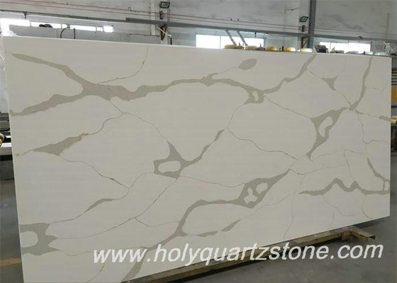 Gold Marble Pattern Water Proof Artificial Quartz Stone Slab For Kitchen Countertops