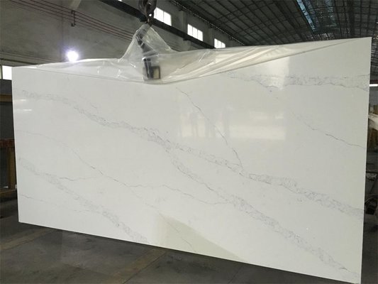 Calacatta New Custom Artificial Quartz Stone Surface ISO9001/NSF