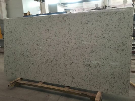 Well Polished Ivory Canyon Quartz Stone Slabs For Bathroom Vanity Tops