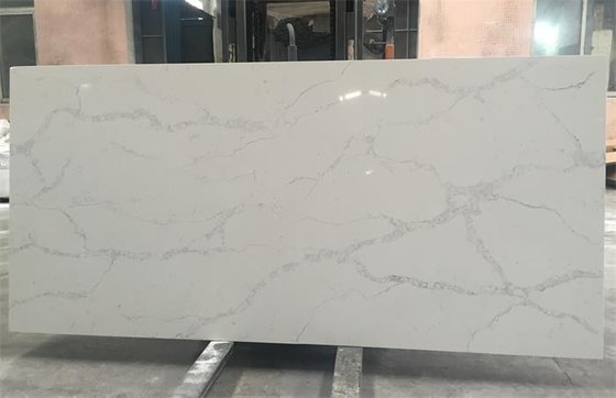 Calacatta Quartz Jumbo Slabs 3200mm x 1600mm Perfect For Countertops