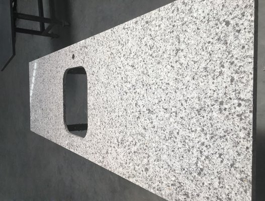 Rock Quartz Engineered Stone Countertops For Office Reception Desk 30 mm Thick