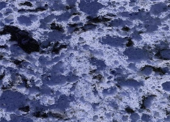 Canyon Pattern Natural Engineered Quartz Stone Tiles / Panels Sapphire Canyon for Benchtop or Table Top