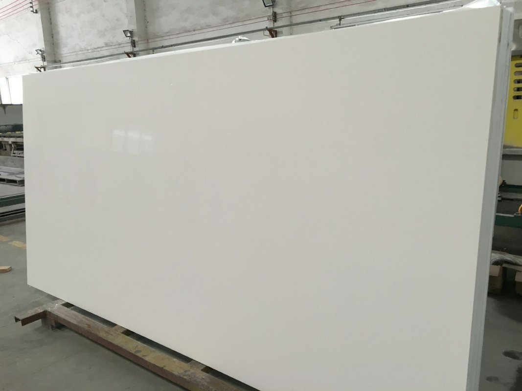 Natural Stone Slabs Quartz Countertop Slabs Used For Office Reception Desk