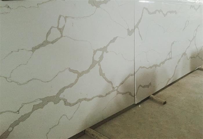 Stunning Calacatta Quartz Pattern Design Jumbo Slab For Commercial And Residential Projects