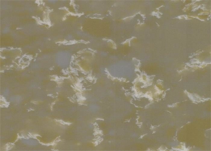 Honey Onyx Engineered Quartz Countertops / Artificial Quartz Stone Countertops 12 mm - 30 mm Thickness