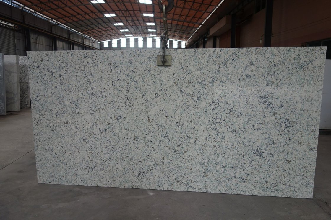 Custom Bronze Galaxy Artificial Quartz Stone for Home Bathroom / Commerical Buildings