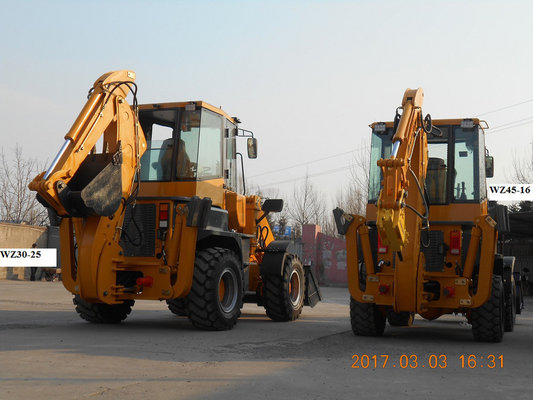 Tractor backhoe loader with break hammer narrow bucket optional