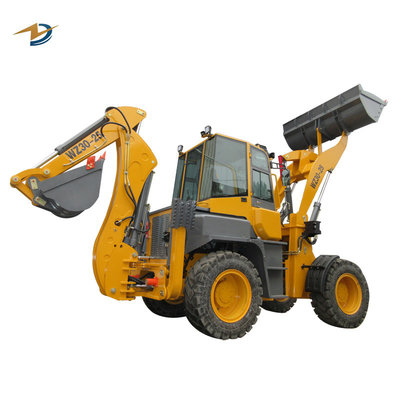 Large Power WZ30-25 Backhoe Wheel Loader For Garden And Construction