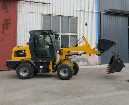 Hydraulic small wheel loader with quick hitch front end loader cheap price