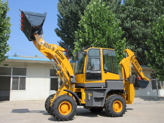 Small Wheel Backhoe Loader Hydraulic Control