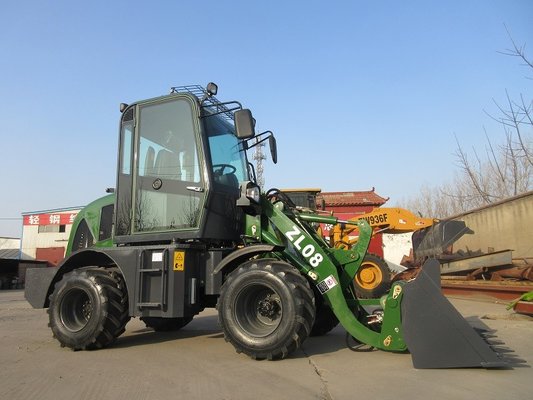 Chinese green mini compact wheel loader