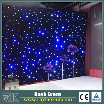 Hot sale star curtain outdoor event decorations led star cloth