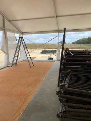 UV Protection PVC Roof Material Sport Tent with Stakes Included supplier