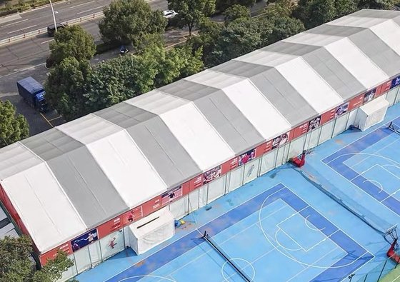 10 To 20 Years Life Span Sport Tent A Shape Roof with Uv Protection supplier