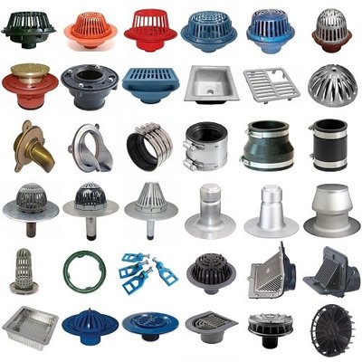 Roof Drain Parts Cast Iron Underdeck Clamps