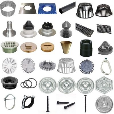 Roof Drain Parts Cast Iron Underdeck Clamps