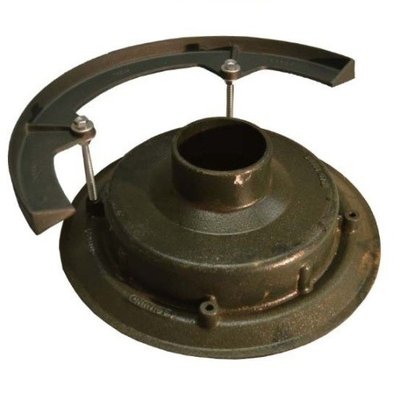 Large Sump Cast Iron Roof Drain with No-Hub Outlet