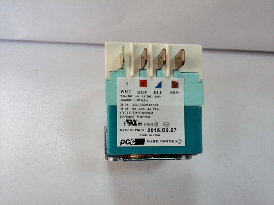 High capacity automatic fridge defrost timer for show case , switch AC125 / 6A