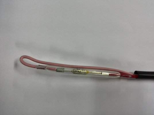 Waterproof bimetal temperature switch with fuse thermostat  for show case