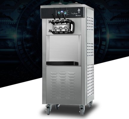 Commercial soft serve ice cream machine/Vertical Frozen Yogurt 3 Flavor Soft Ice Cream Machine  WT008613824555378 supplier