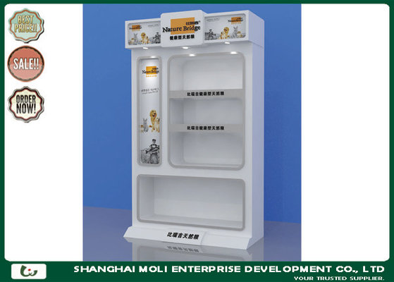 cheap Customized Display Case Down Lighting High Grade Metal Display Cabinets
