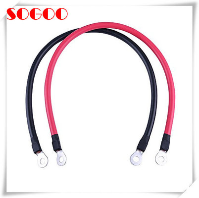 Ground Lug Battery Cable Assembly , Ring Terminal Wiring Harness Jst Connector