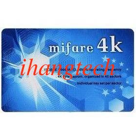 Smart Classic card 4k Blank NFC pvc card 13.56MHz ISO14443A smart IC cards supplier