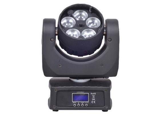 Quad Color LED Moving Head Zoom , DJ Lights Moving Heads 8 Degree High efficiency