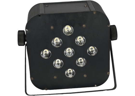 Rechargeable Wireless LED Flat Par Light Battery Operated Lamps RGBWA 15 Degree Lenses