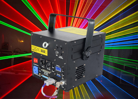 RGB 1800mW Stage Disco Laser Lights Party Lighting Equipment Musical Laser Light Show