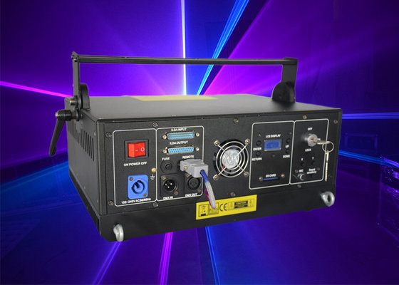 DMX 10000MW Animation RGB Laser Light High Powered Lasers For Entertainment Place