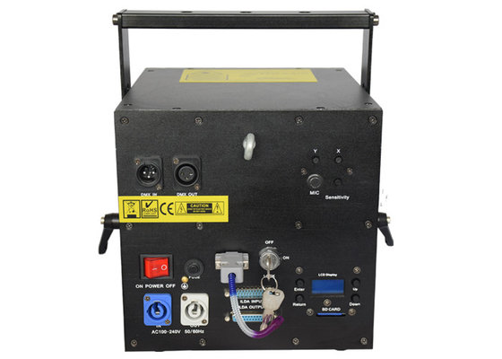 Full Color Pure Diode Laser 520nm Green Halogen Bulbs Sensor 30° Scan Angle