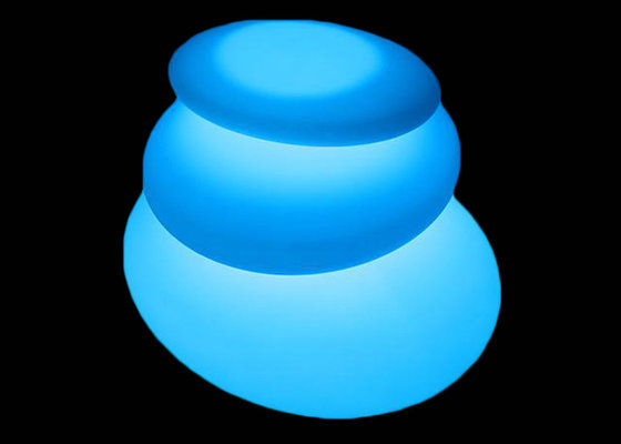 Flashing LED Lounge Furniture Illuminated Modern Cube Chair 45×35×28 cm
