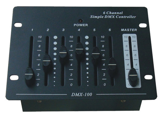 6 Ch Programmable DMX LED Controller For Stage Light PP39V Battery High Power