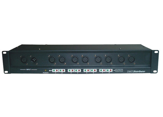 8 Channel Light Controller Intelligent DMX512 Signal Distributor High Voltage Protection