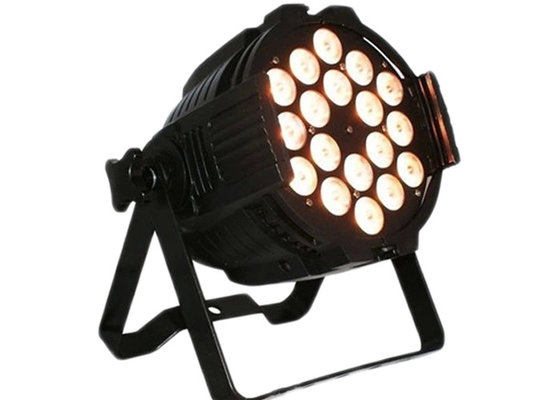 RGBWA Indoor Led Par Lamps Aluminum Alloy Material 18 × 15W Digital Screen