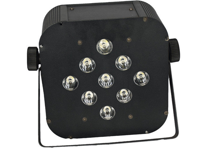 Rechargeable Wireless LED Flat Par Light Battery Operated Lamps RGBWA 15 Degree Lenses