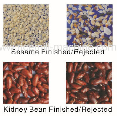 Round Shaped Rice Color Sorter Machine , Glutious Rice Colour Sorter Machine