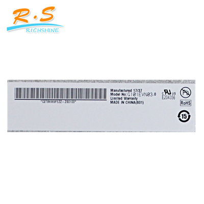1280 * 800 LVDS Interface Industrial LCD Screen High Contrast Ratio 40pin G101EVN03.0