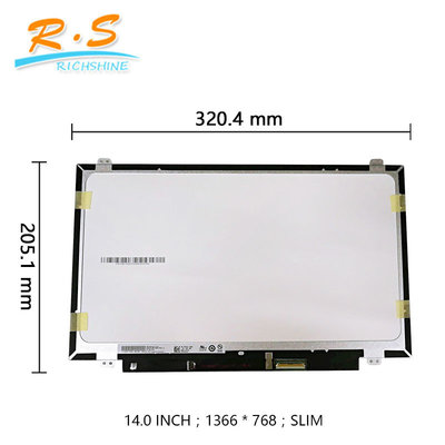 AUO B140XTK01.0 14" slim EDP lcd 1366*768  30pin  small  interface
