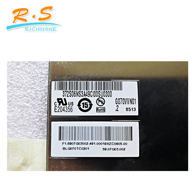 7 inch  Auto LCD Screen , industrial display lcd screen panel G070VVN01.2 800x480