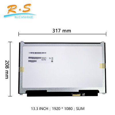 AUO 13.3" LCD IPS Display , Notebook Display Screen B133HAN04.0 High Contrast Ratio