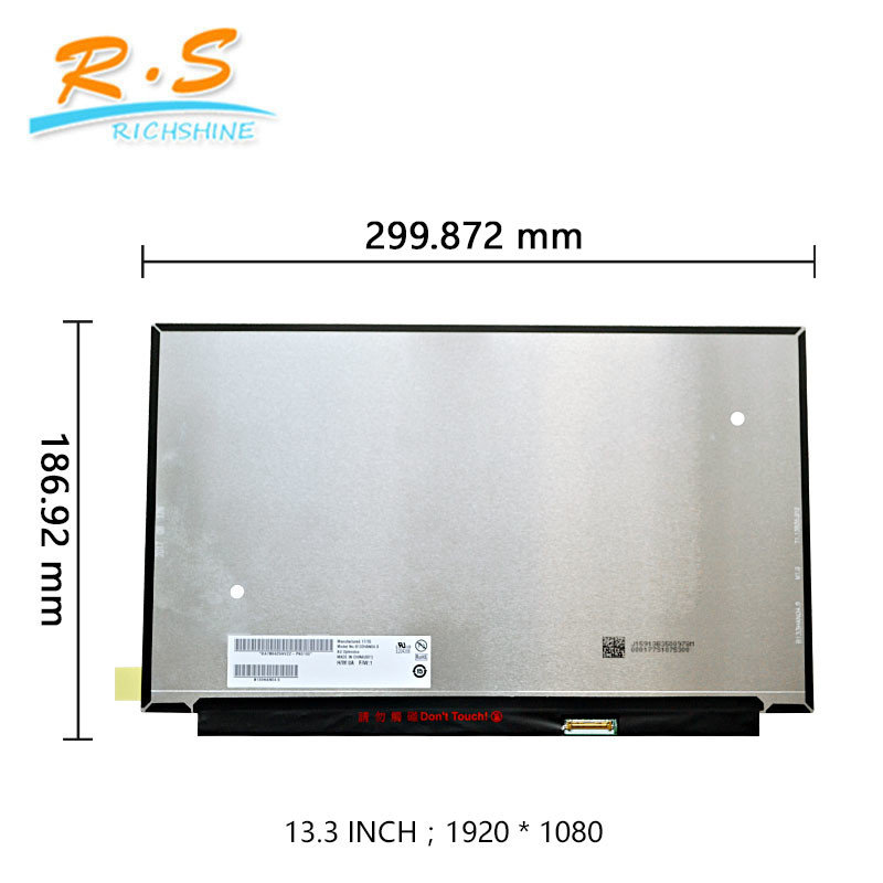 Original New 100% 13.3inch B133HAN04.9 TFT FHD  IPS laptop screen 13.3" replacement panel