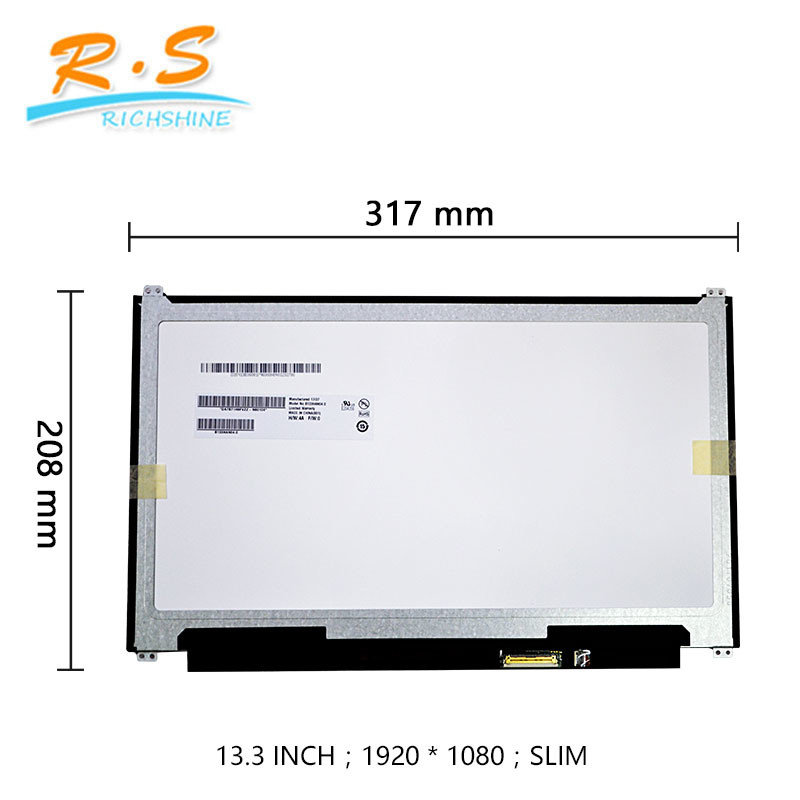 Contrast Ratio 800 / 1 IPS LCD Screen For Laptop Replacement B133HAN04.0