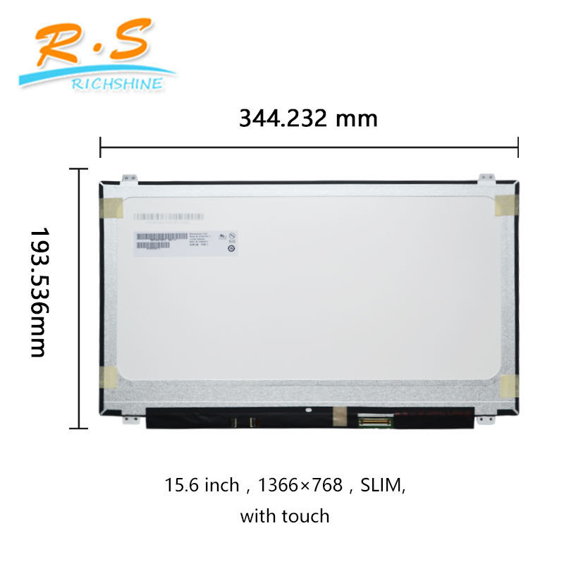 B156XTK01.0 15.6 Inch Slim All In One Touch Screen LED Display 40 Pin LCD Panel For HP